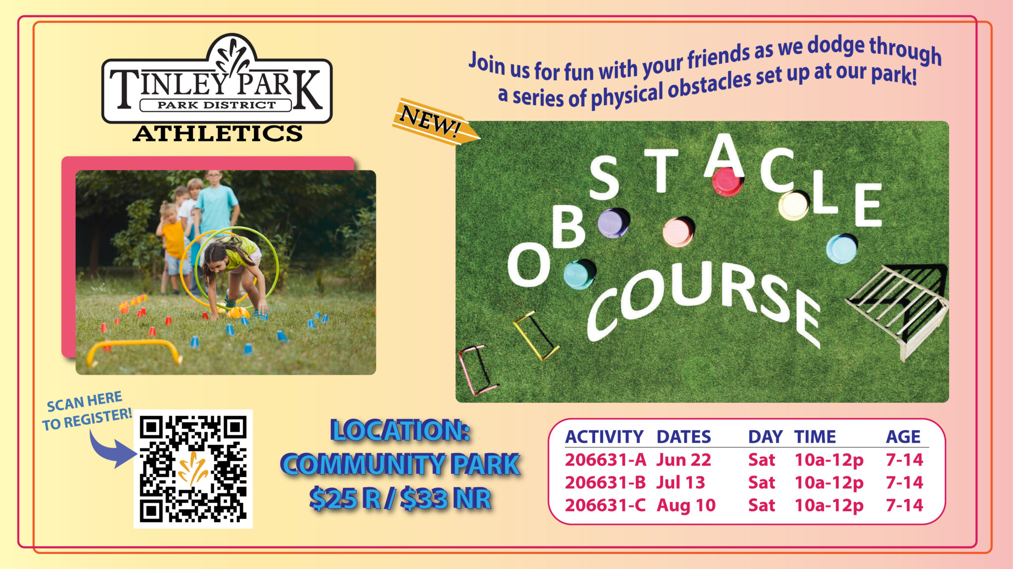 Obstacle Course - Tinley Park-Park District